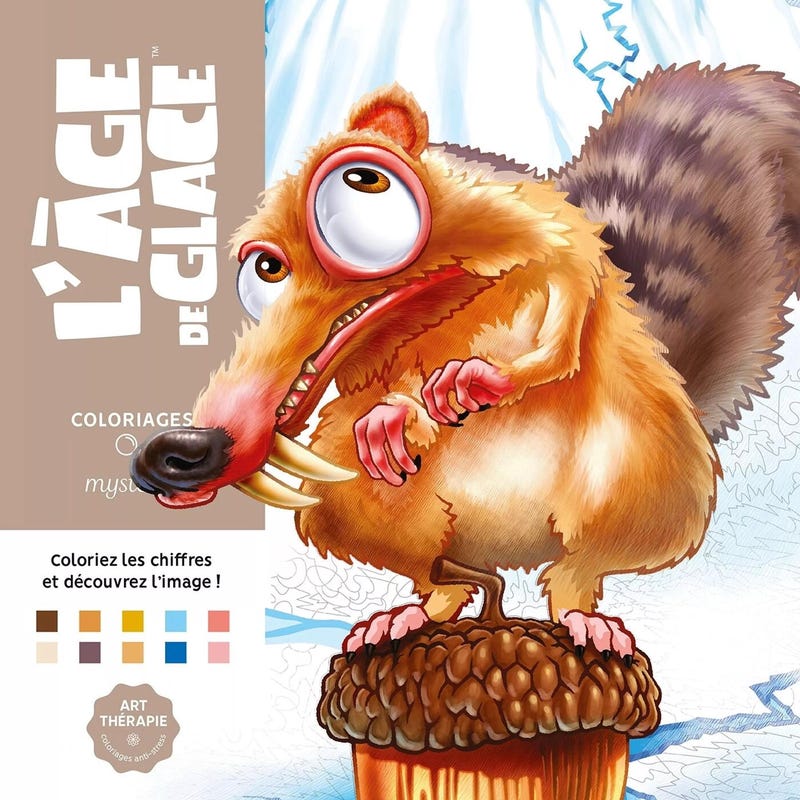 Ice Age Colouring Book - Etsy