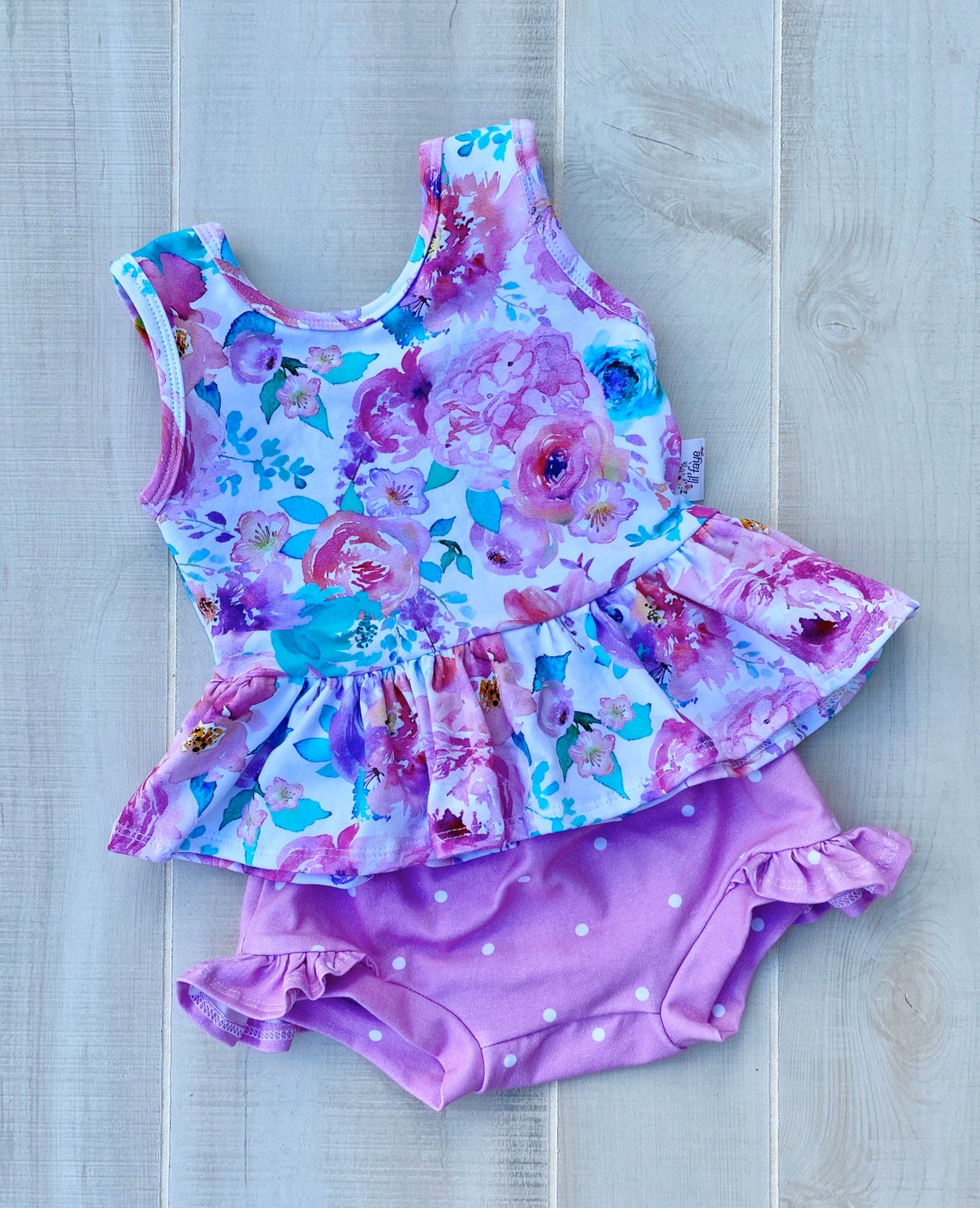 Floral Peplum Top Baby Peplum Shirt Toddler Peplum Shirt - Etsy