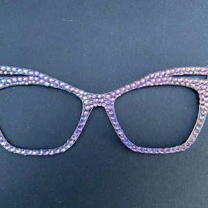 Custom Rhinestone Magnetic Glasses Toppers for Pair Eyewear Glasses ...