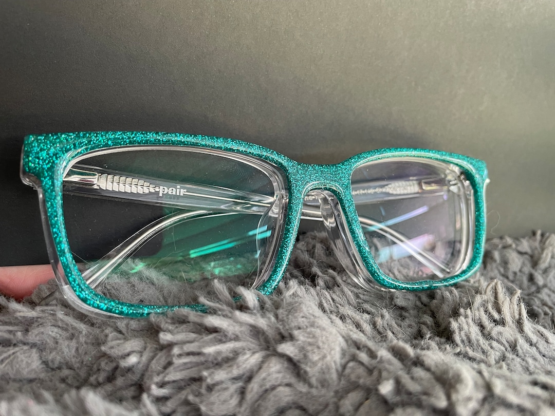 Sparkling Custom Glitter Magnetic Topper for Pair Eyewear Glasses ...