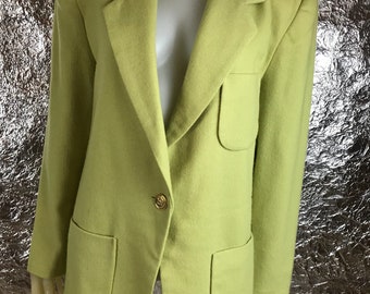 Lime green jacket | Etsy