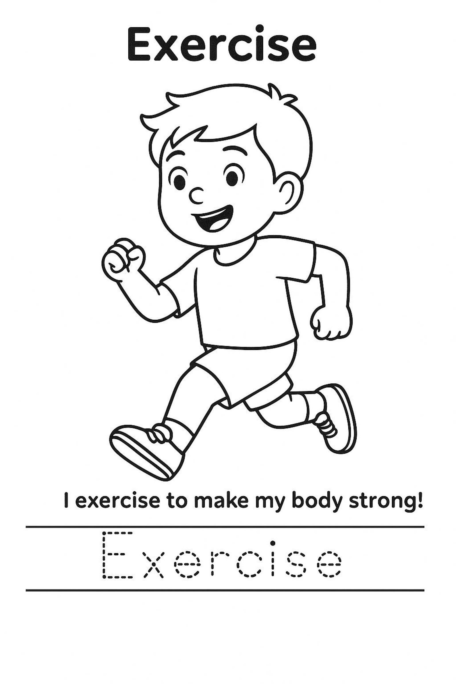 Healthy Me! Printable Coloring Book (ages 5–7) Hygiene, Nutrition ...