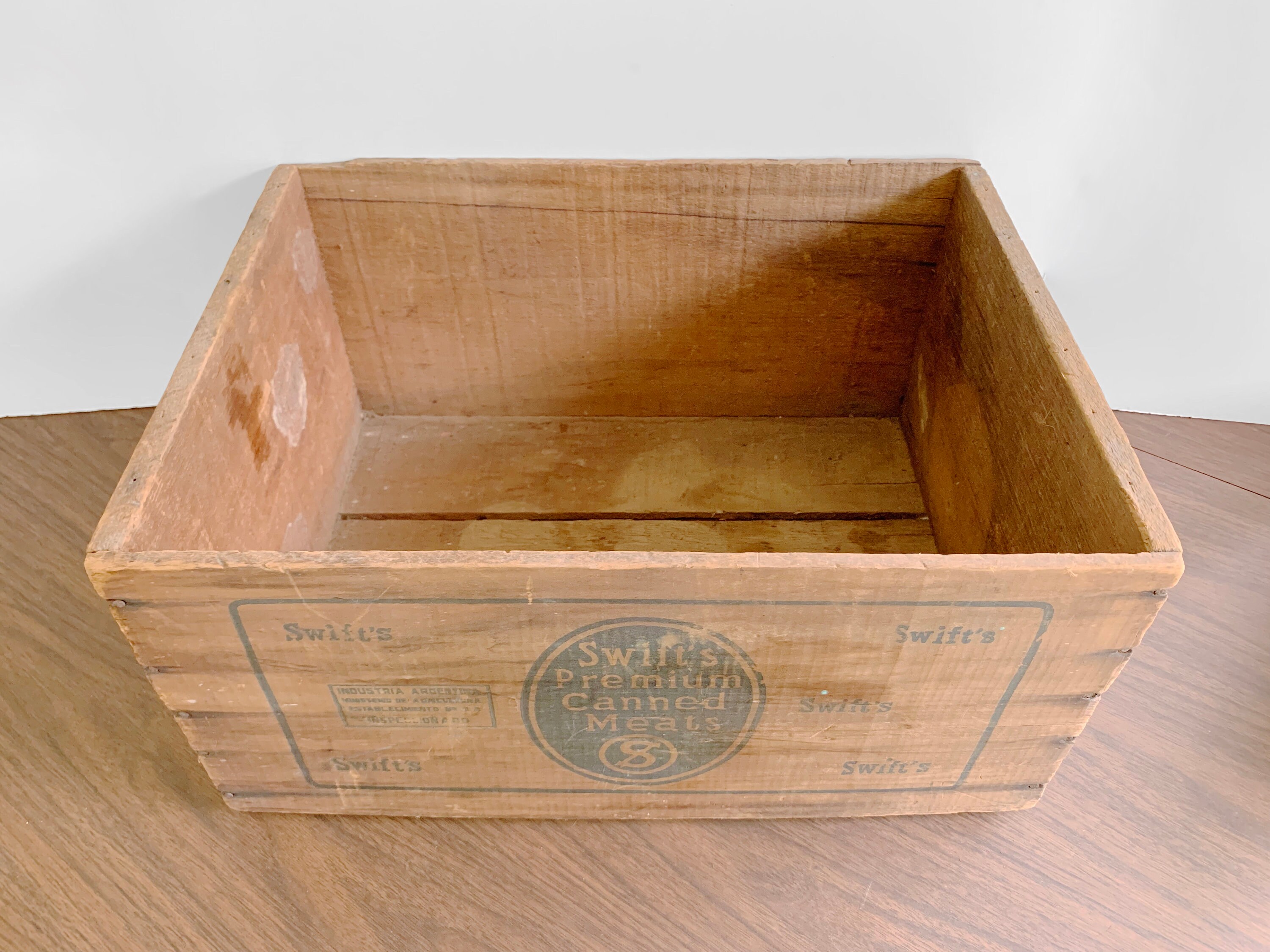 Vintage Swift's Premium Canned Meats Crate Roast Beef Product of ...