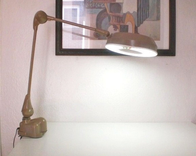 Vintage Magnifying Drafting Lamp FLEXO Artist Industrial Swing Arm ...