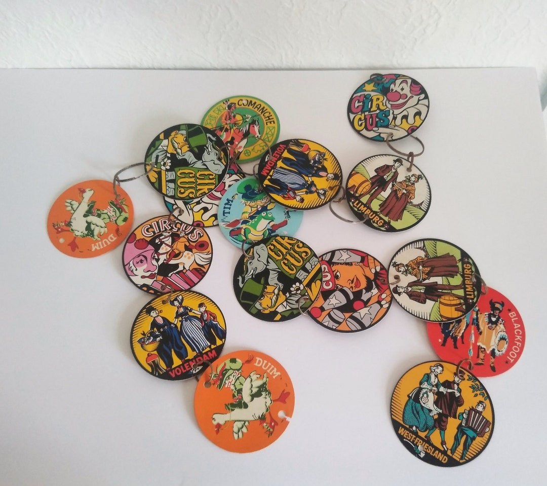 Vintage Mid-century Dutch Circus Card Collection, 16 Pieces, Hard to ...