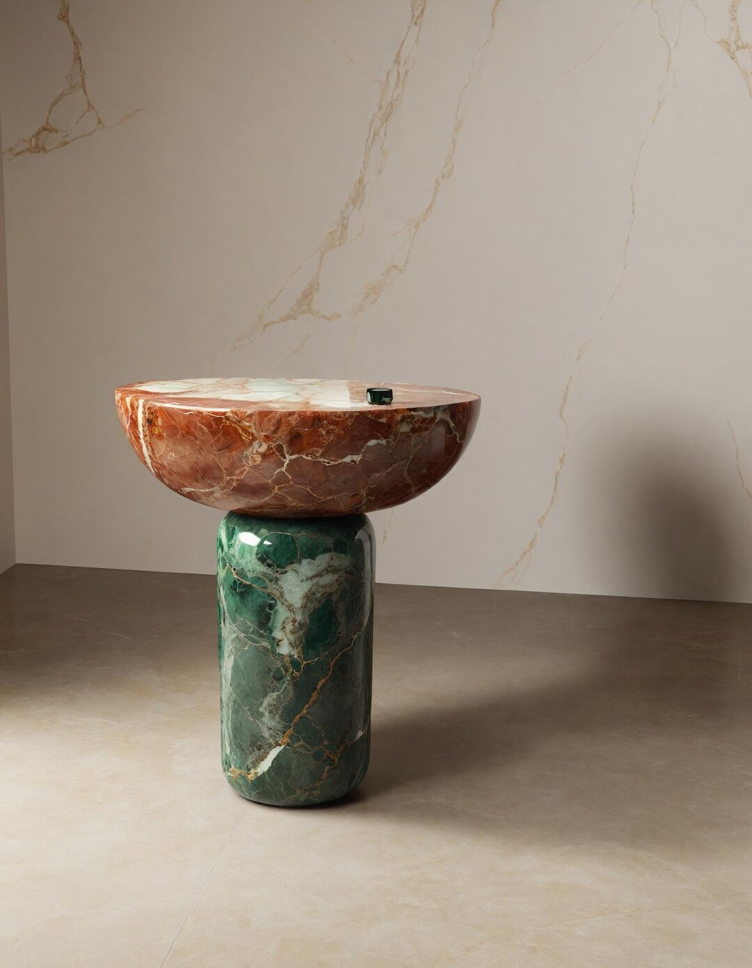 Black Marble and Onyx Stand - Etsy