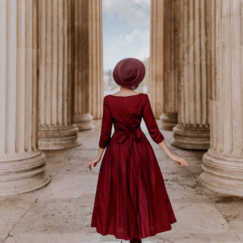 Terracotta Dress - Etsy