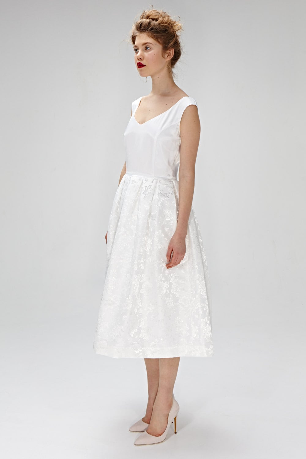 Simple Wedding Dress, Silk Wedding Dress, Elegant Dress, Alternative ...