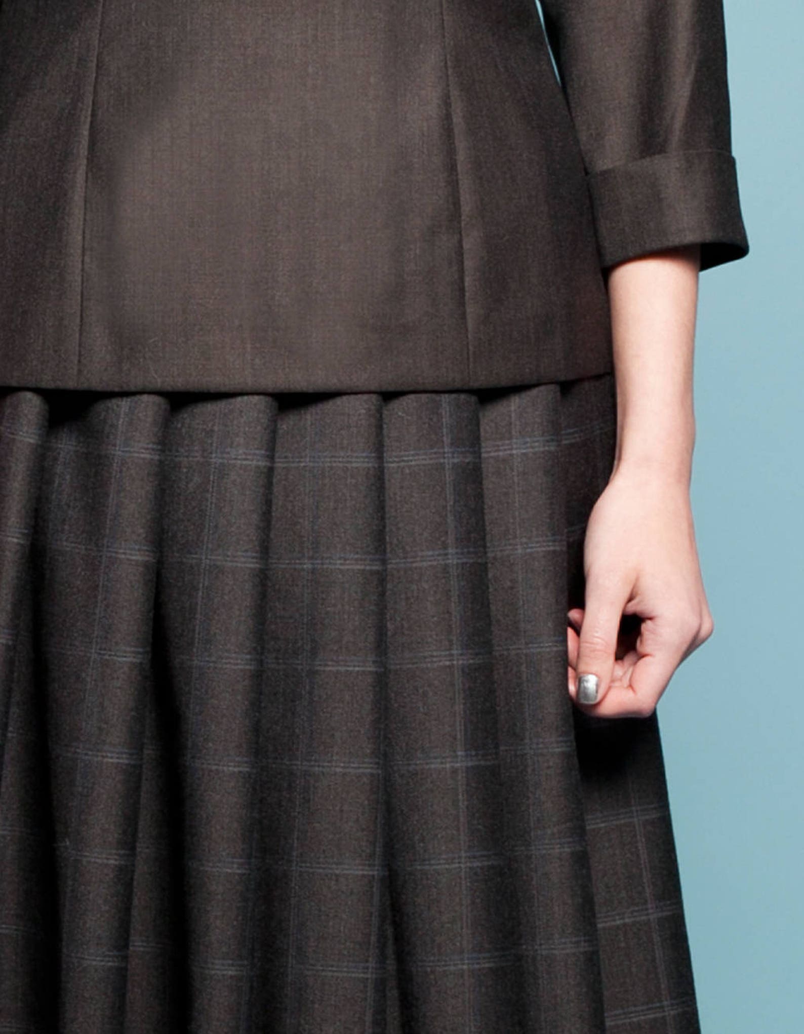 Women Suit Women Wool Costume Skirt and Blouse Set of 2 - Etsy