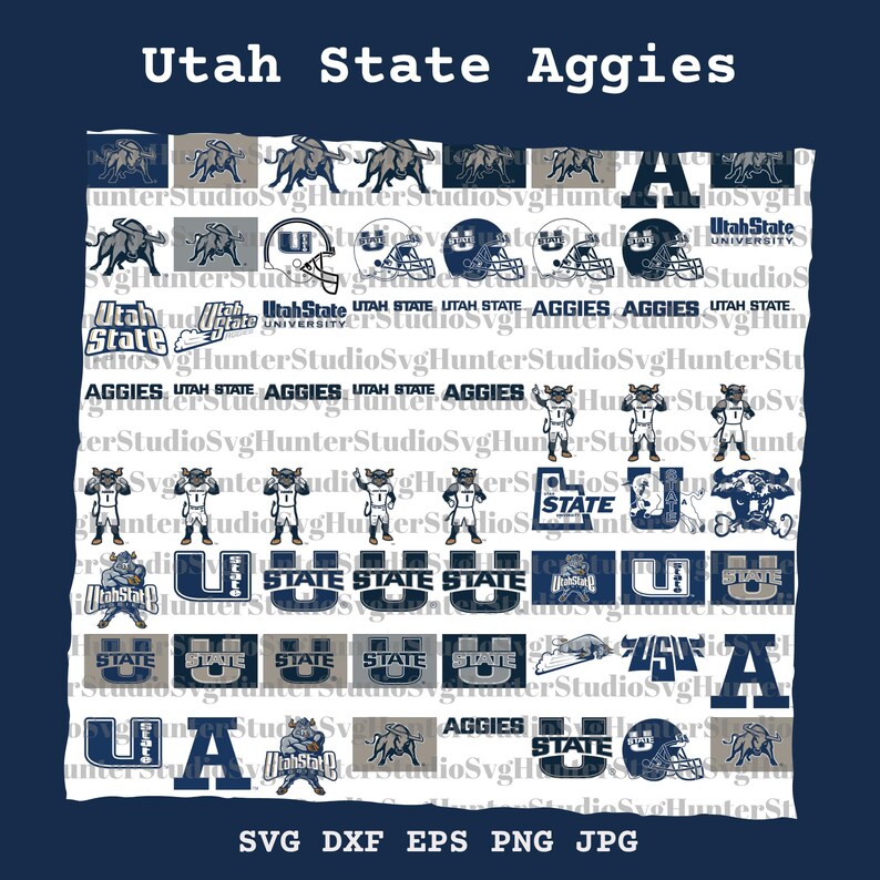 Aggies SVG Bundle, Utah State Football, SVG Bundle, Cricut, Printable ...