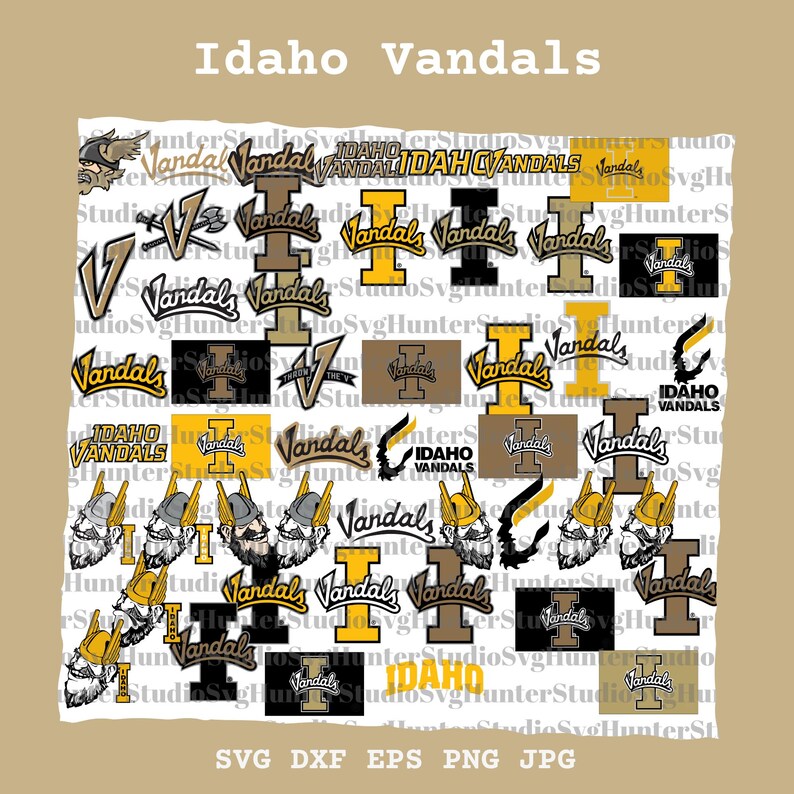 Vandals SVG Bundle, Idaho Football, SVG Bundle, Cricut, Printable ...