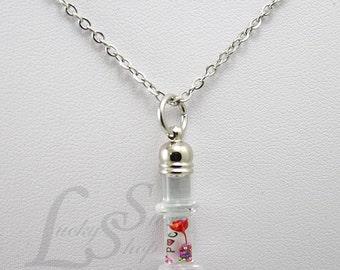 Personalized Custom Word Name on Rice 3D Clear Glass Rose on | Etsy