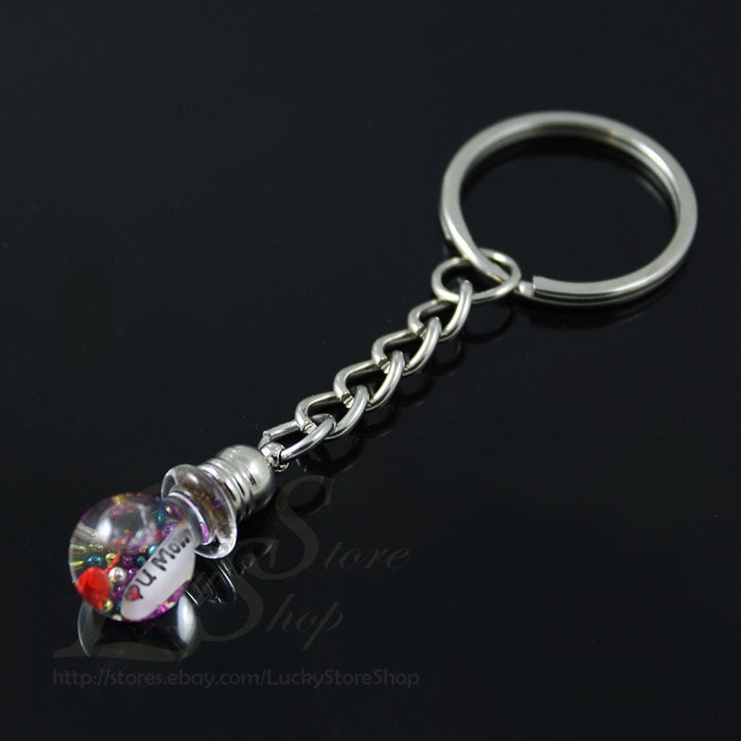 Personalized Custom Name or Word on Rice in a Mini Round Glass Vial ...