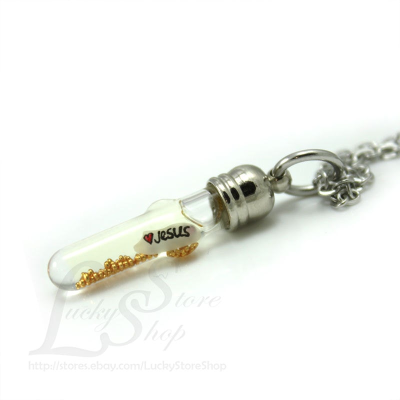 Personalized Custom Name or Word on Rice in a Mini Cross Glass - Etsy