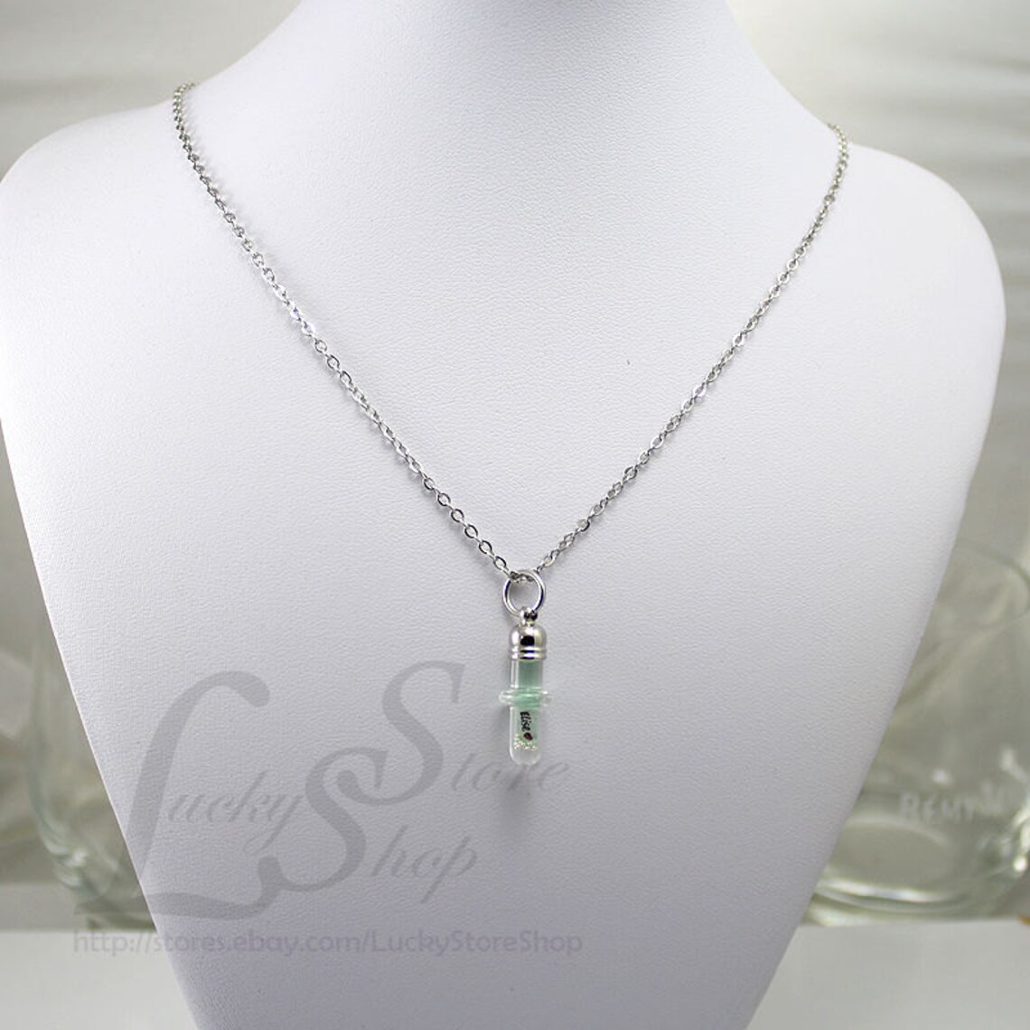 Personalized Custom Name or Word on Rice in Bamboo Glass Tube - Etsy