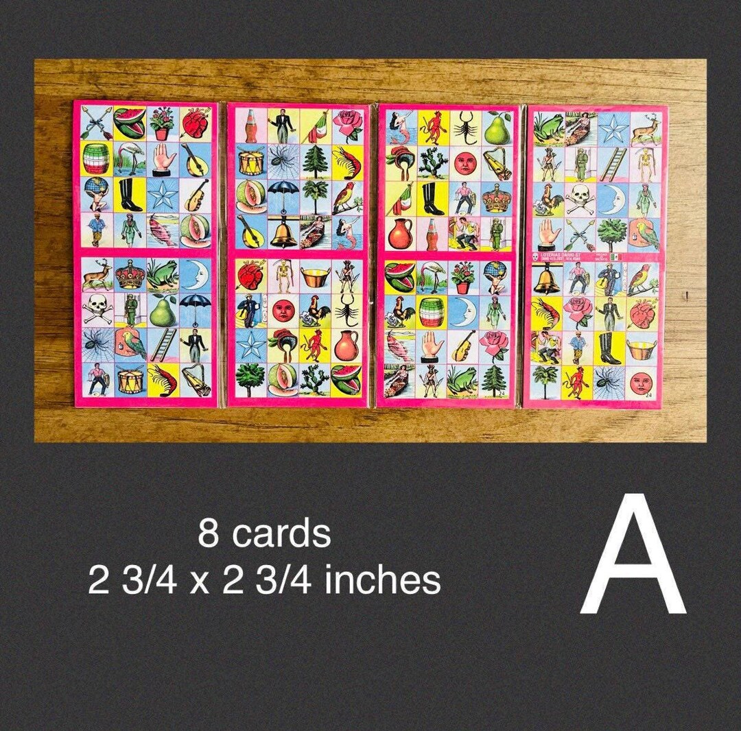 Accordion Style Loteria Cards Laminated - Etsy