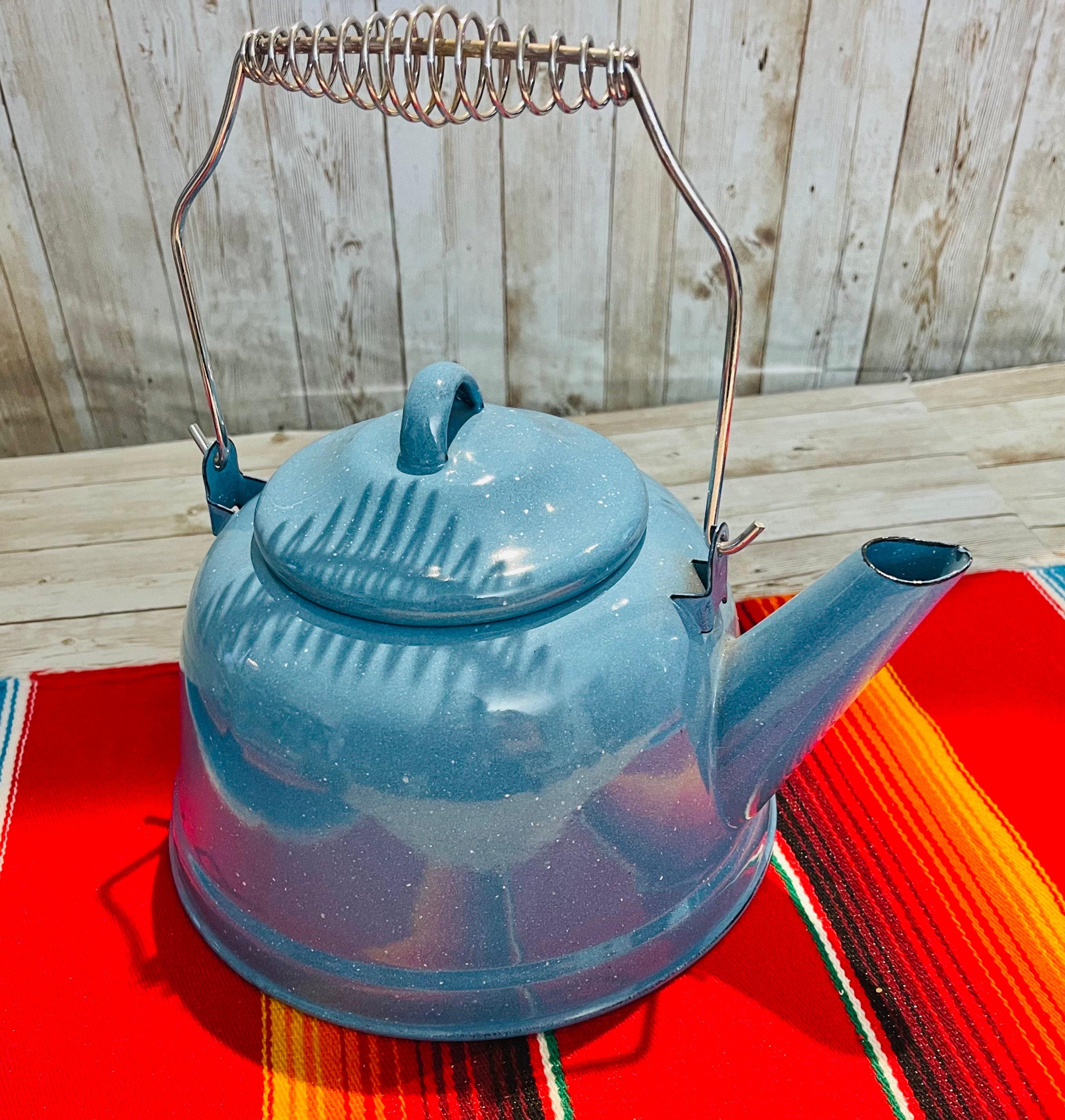 Mexican Enamelware Camping Set 1 Coffee/tea Pot 1 Frying Pan & 2 Pots ...