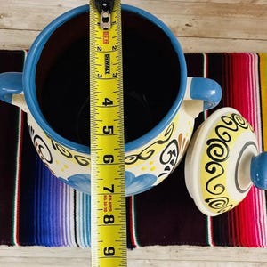 Olla De Barro Frijolera Con Tapa Terra Cota Pot With Lid Fits up to 128 ...