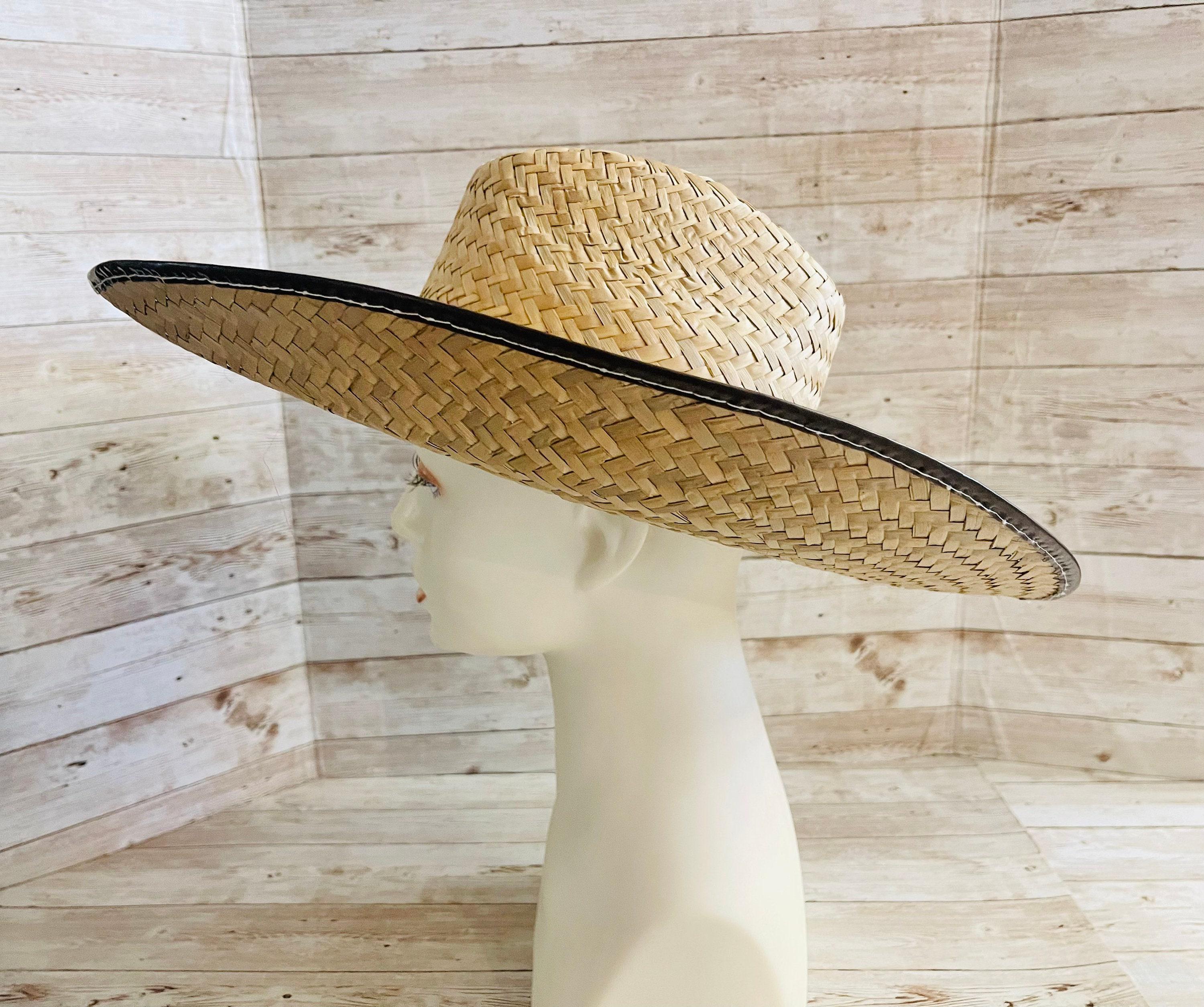 Cowboy Mexican Palm Leaf Straw Hat Sombrero Vaquero Artesanal De Palma ...
