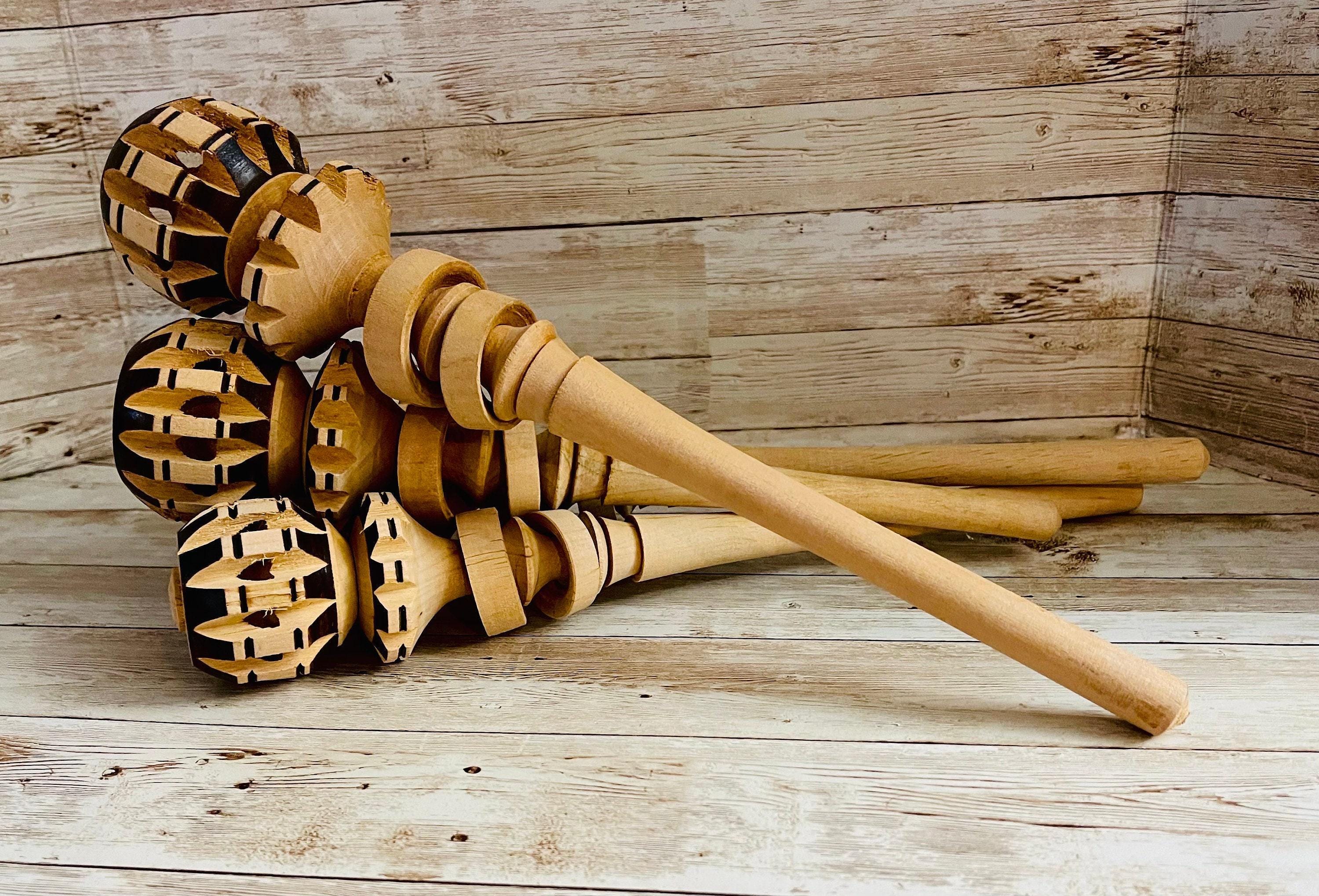Mexican Wood Molinillo for Hot Chocolate Stirrer Molinillo Mexicano De ...