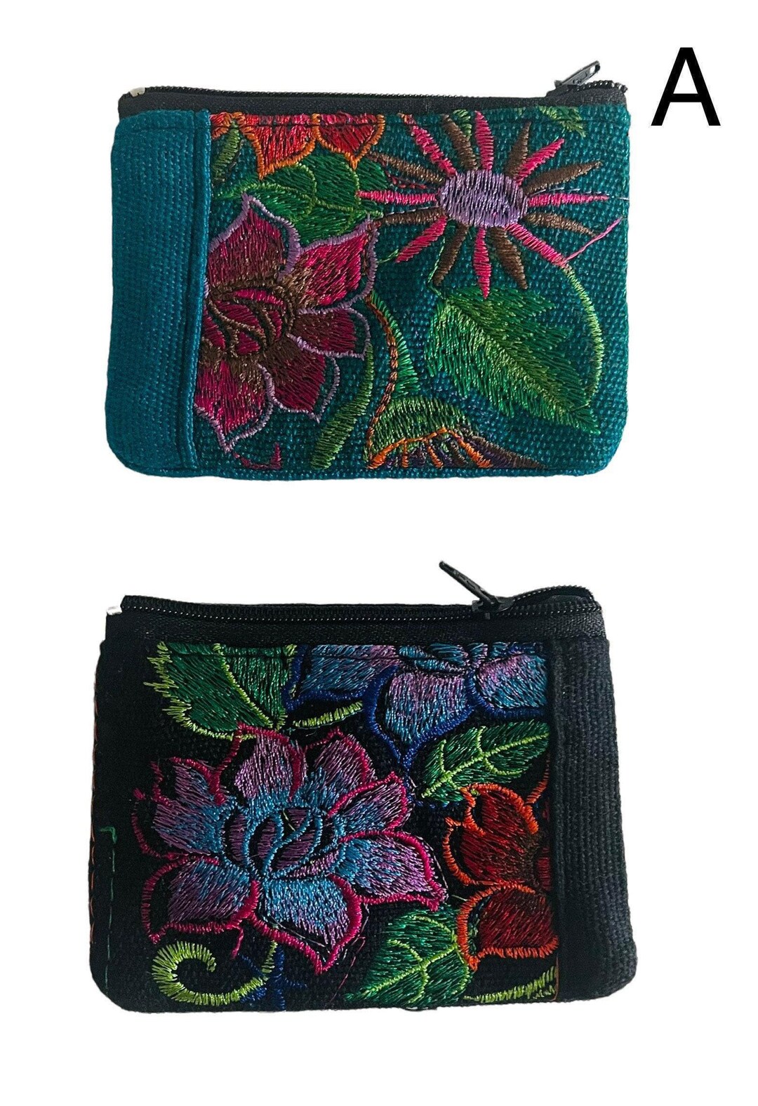 Mexican Embroidered Coin Purses 3x4 Inches - Etsy
