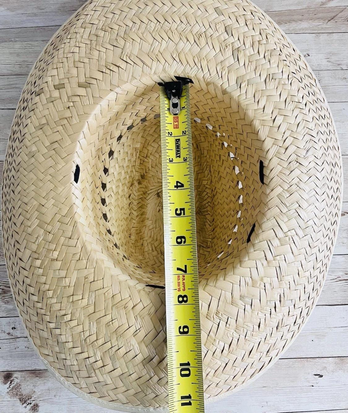 Cowboy Mexican Palm Leaf Straw Hat Sombrero Vaquero Artesanal De Palma ...