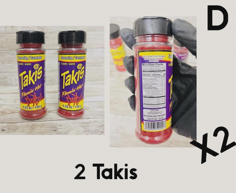 Takis Fuego Flamming Hot Cheetos Tostitos & Crujiente Seasoning Chilli ...