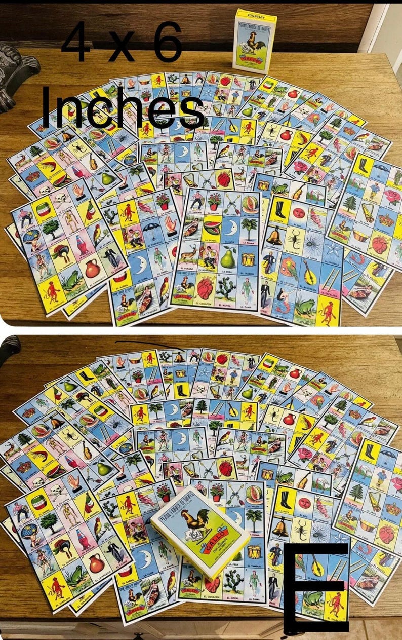 Loteria Cards and Loteria Books - Etsy