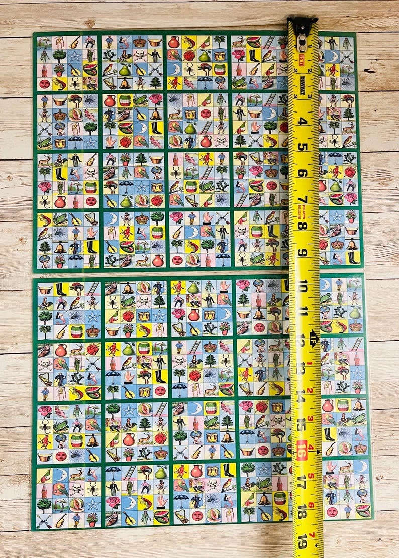 Accordion Style Loteria Cards Laminated - Etsy