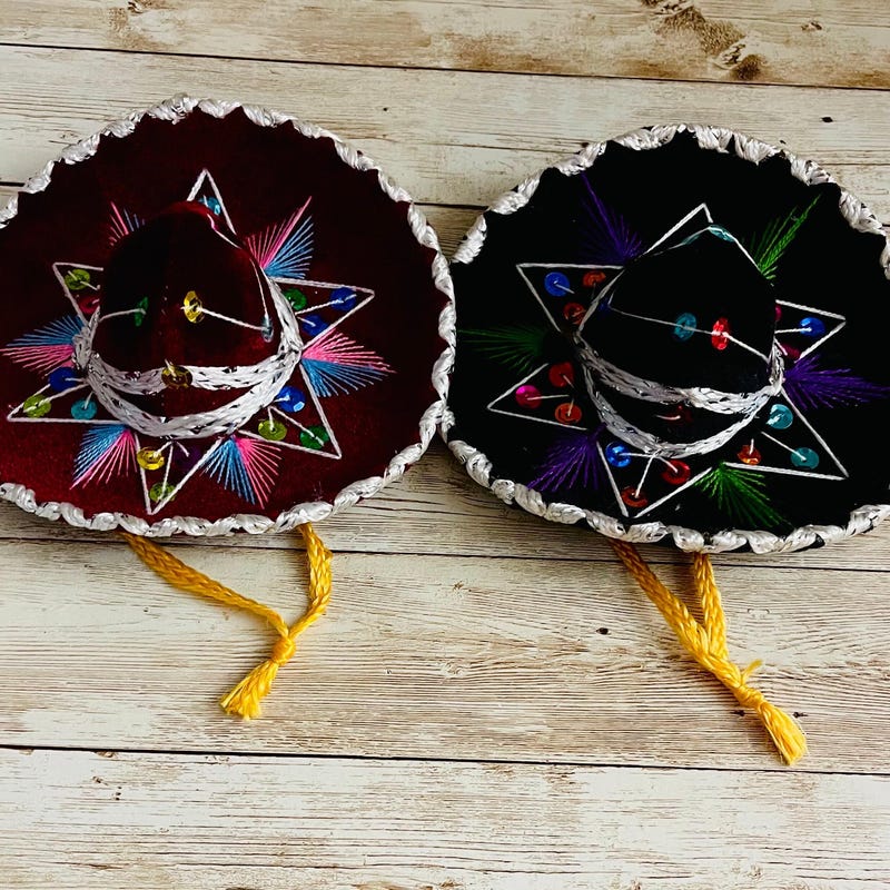 Mini Mariachi Hat - Etsy
