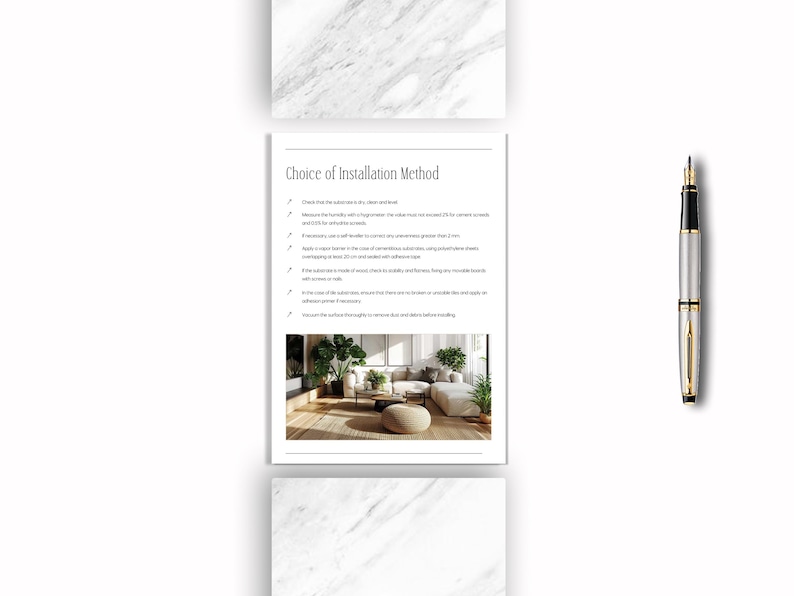 Flooring Guide: Interior Design Client Handout (canva Template & PDF ...