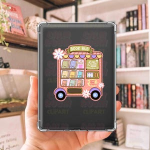 Book Bus PNG | Cute Bookish Vending Machine Clipart | Aesthetic Reading ...