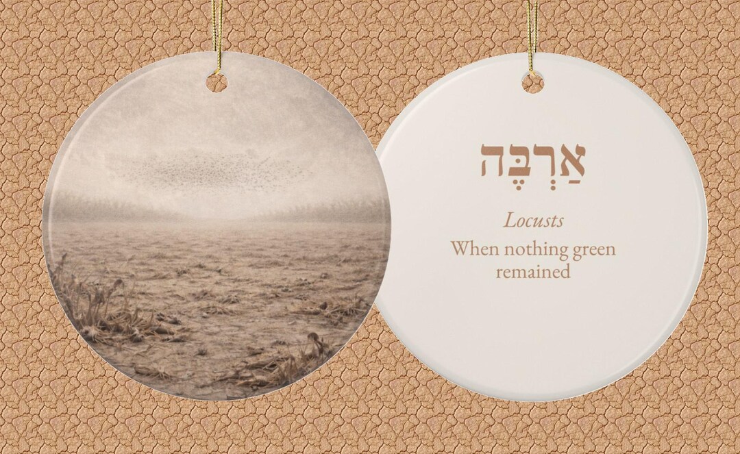 Locusts | the Eighth Plague - Passover | Jewish Judaica Ornament ...