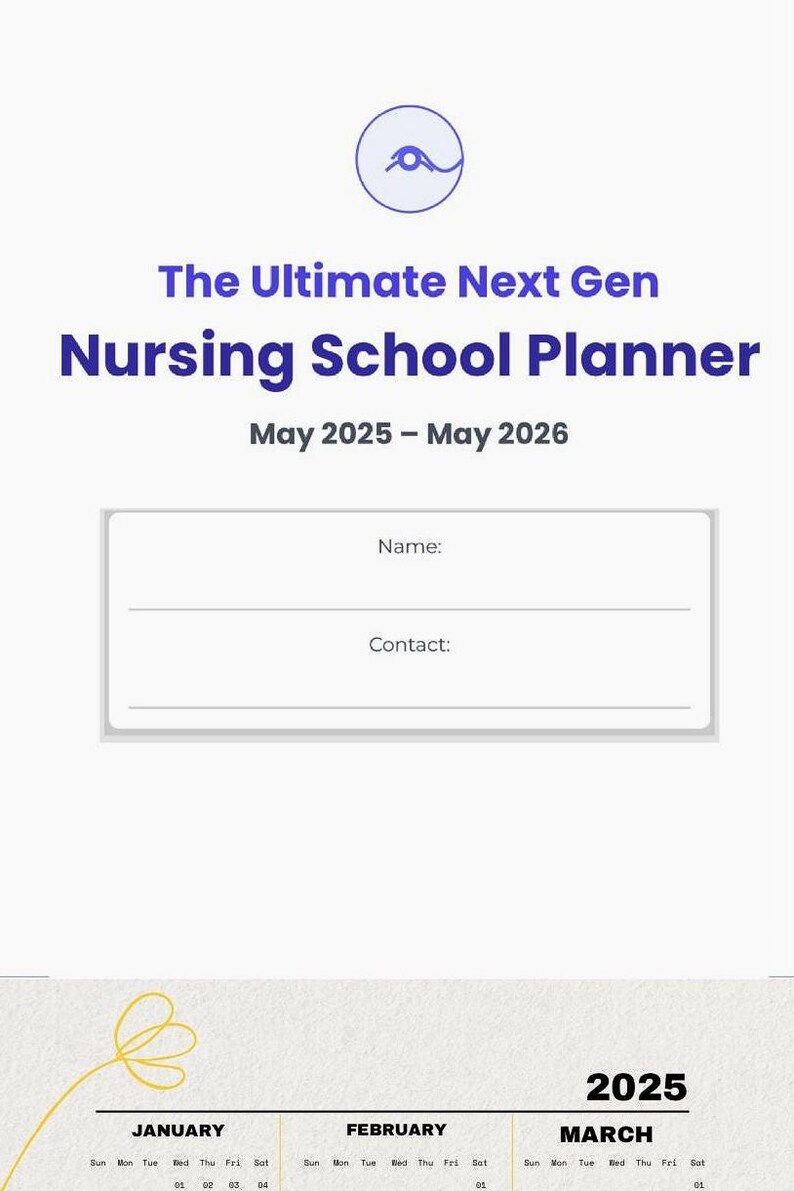 Nursing School Next Gen Digital Planner 2025-2026 - Etsy