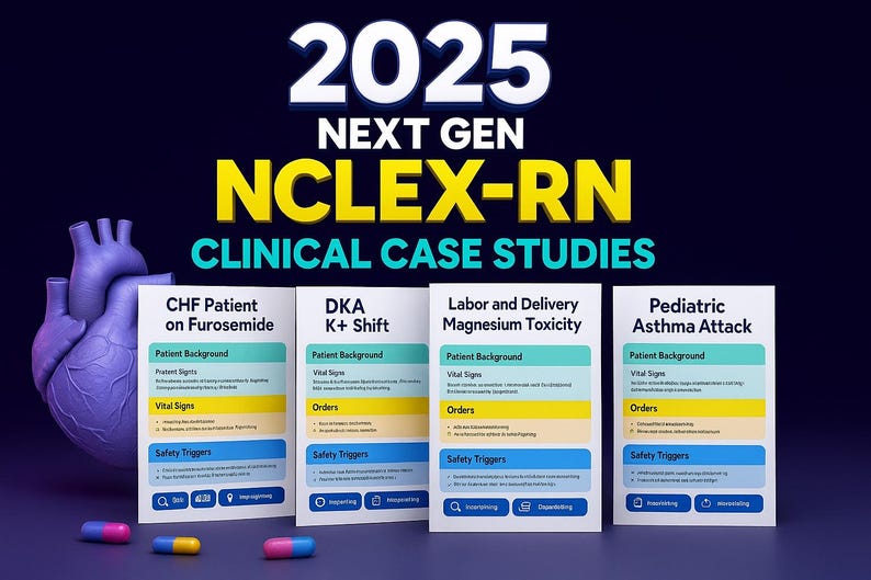 Next Gen NCLEX Case Study Bundle | 2025 Interactive NGN Nursing ...