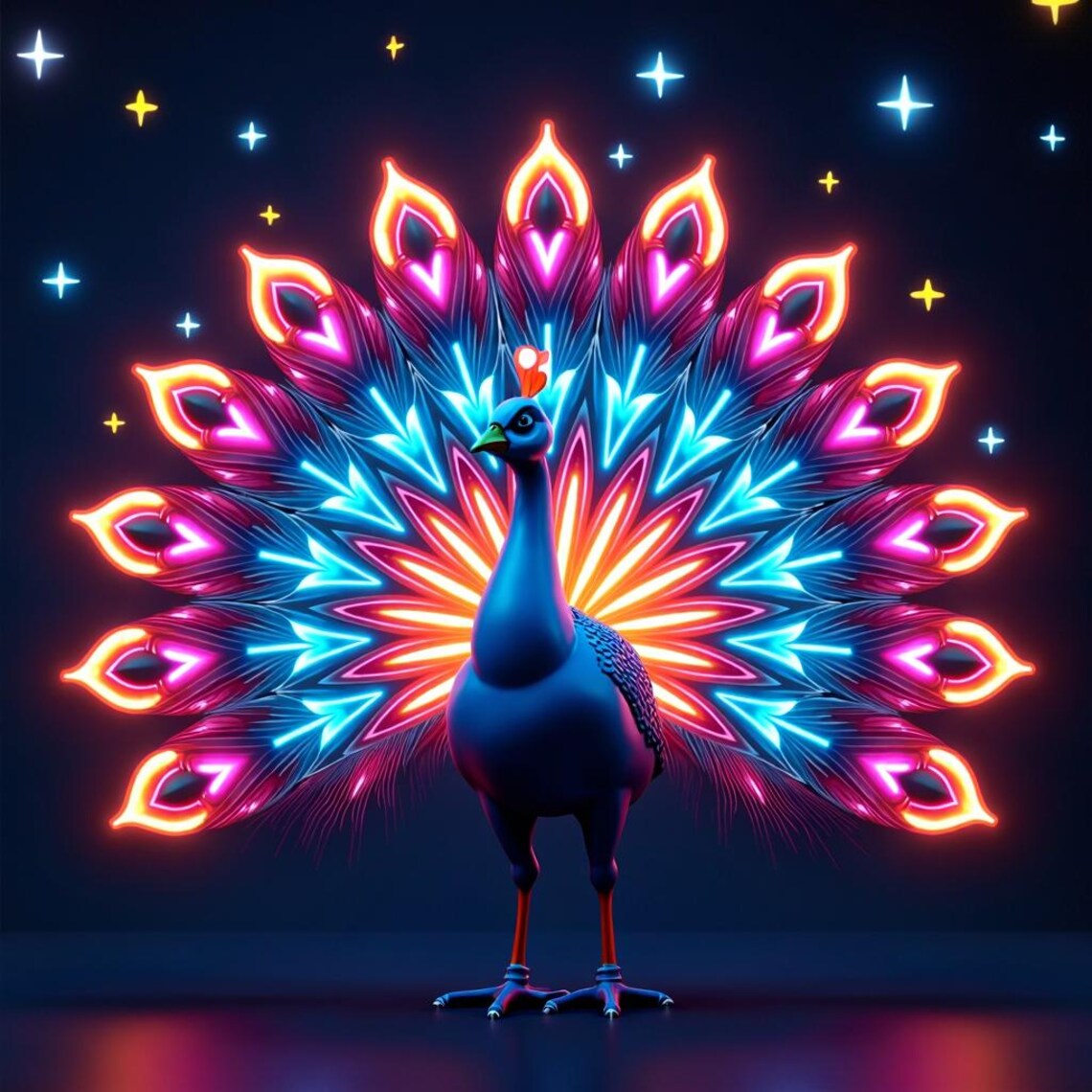 Peacock Digital Download - Etsy