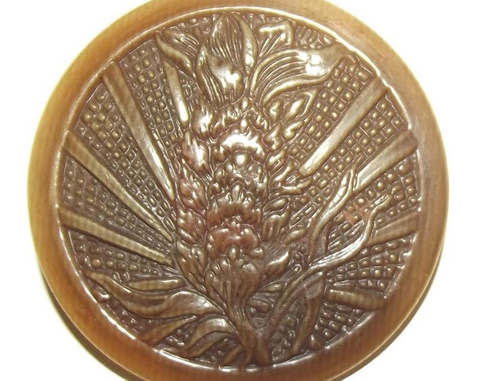 Stellar Vintage Button Very Large Vintage One Piece 30's Celluloid ...