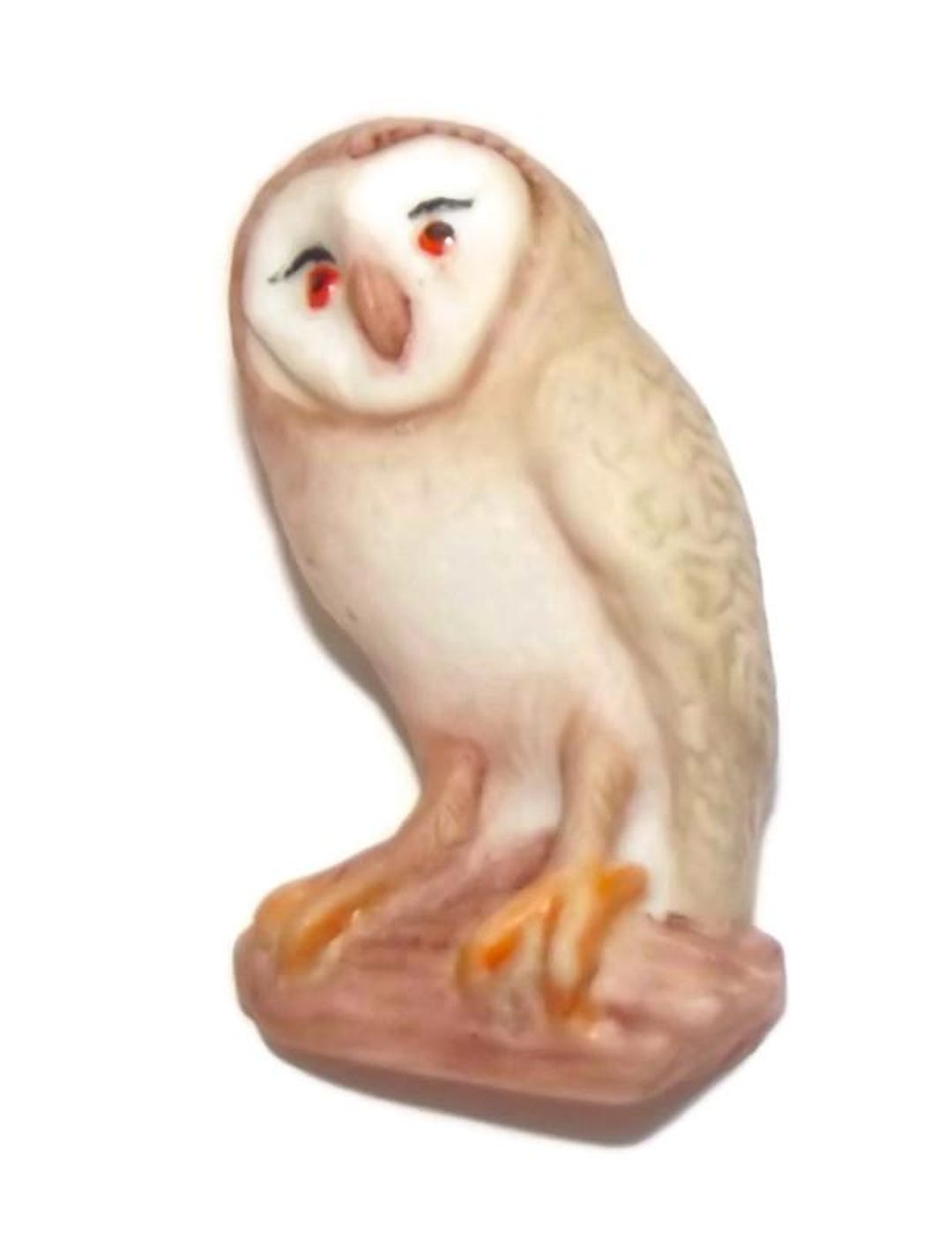 Vintage Button ~ Shirley Shaw Jasperware Owl Button ~ Studio Ceramic ...