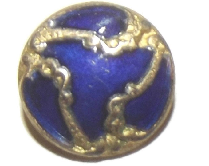Antique Enamel Button Diminutive Size - Etsy