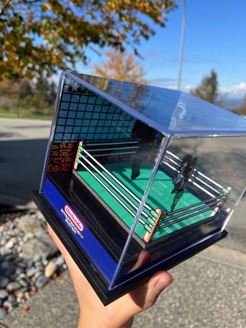 Mike Tyson's Punch-out!! Video Game Diorama - Handmade! Shadow Box ...