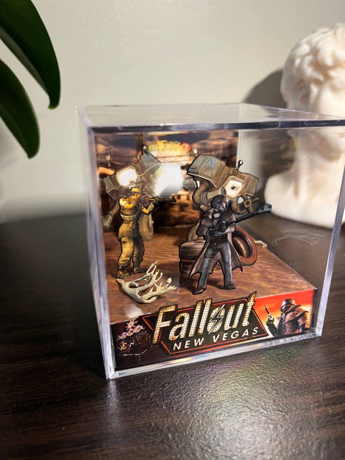 Fallout New Vegas Diorama Cube | Handmade Video Game Art! - Etsy