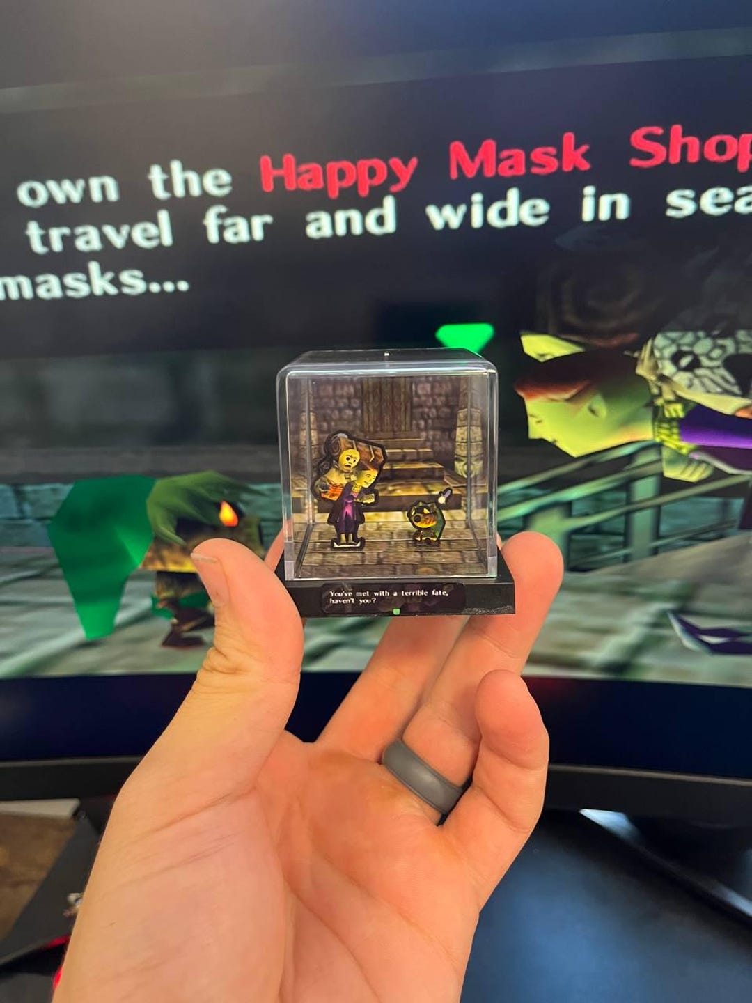 Mask Salesman Mini 2" Papercraft Diorama | Handmade! Shadow Box ...