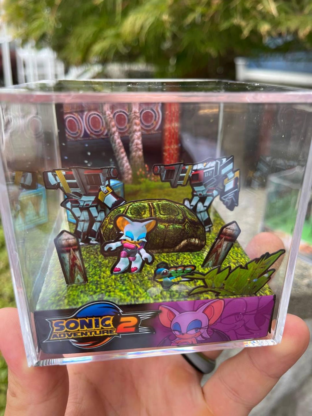 Sonic Adventure 2 (dry Lagoon) Diorama Cube | Handmade Video Game Art ...