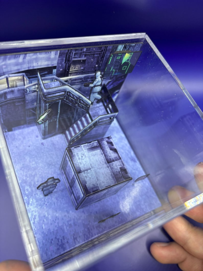 Metal Gear Solid Diorama Cube | Handmade Video Game Art! - Etsy