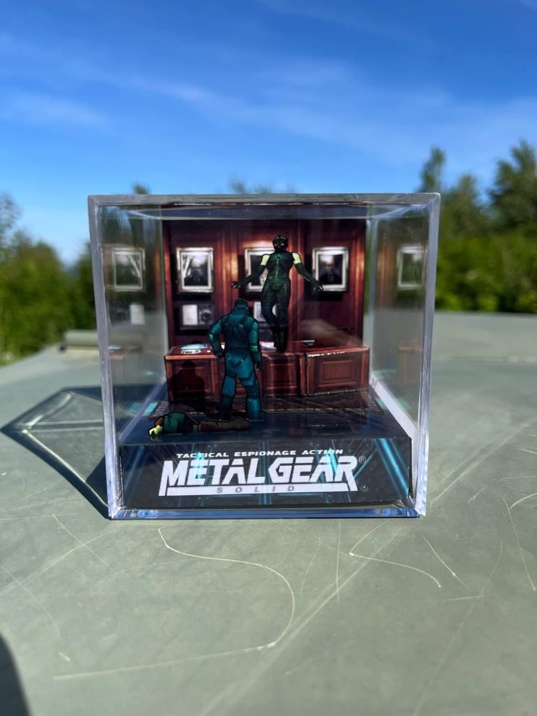 Metal Gear Solid (psycho Mantis Fight) Diorama Cube | Handmade Video ...
