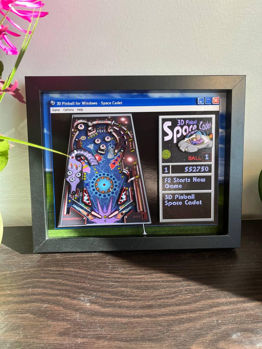 Full Tilt! Pinball: Space Cadet Video Game 8"x10" Shadow Box - Handmade ...