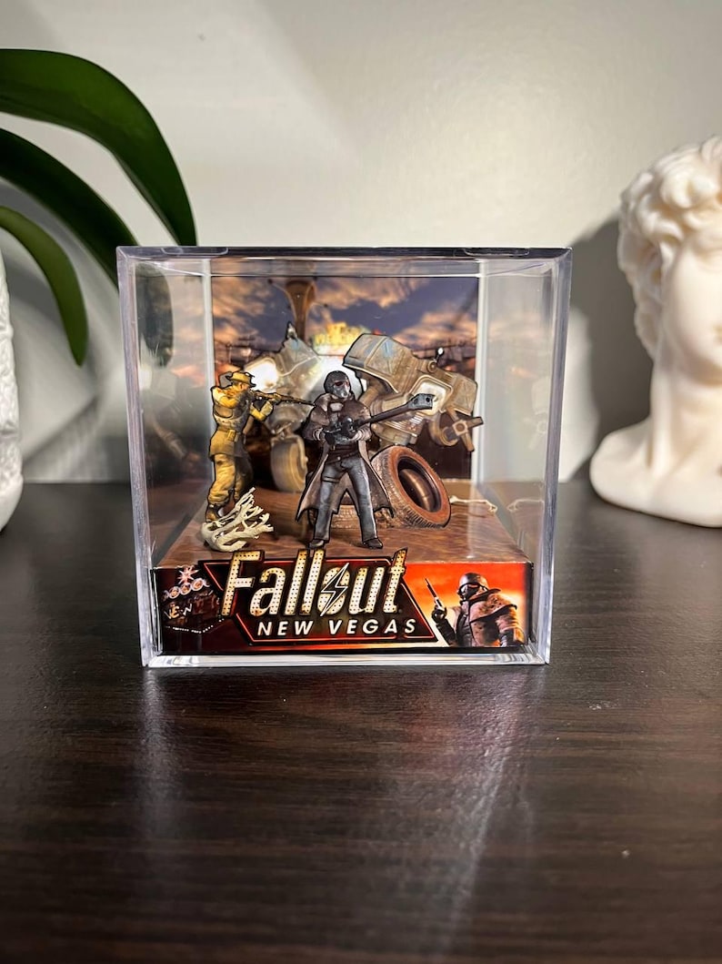 Fallout New Vegas Diorama Cube | Handmade Video Game Art! - Etsy