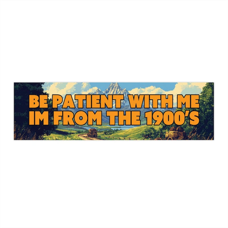 Nostalgic Bumper Sticker - Etsy