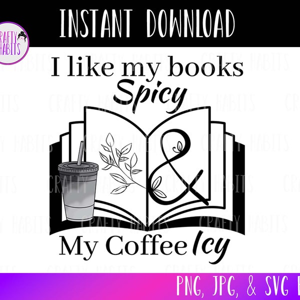 Svg Spicy Books - Etsy