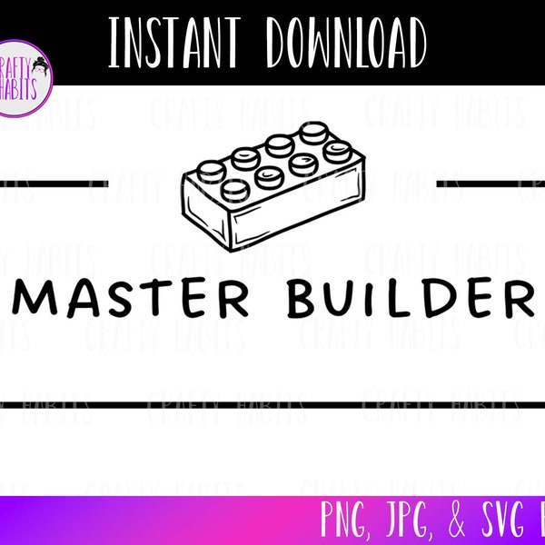 Master Builder Svg - Etsy